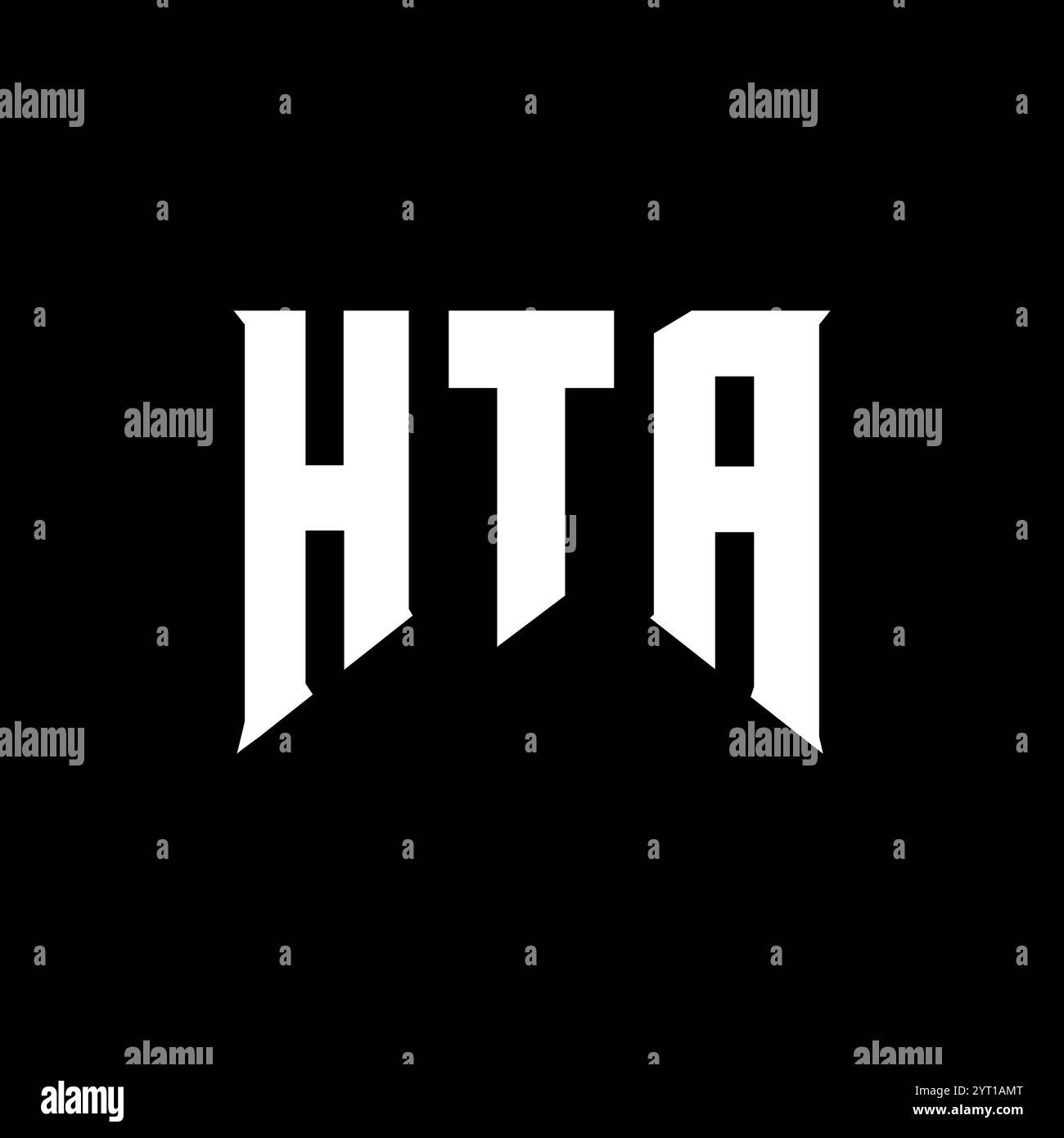 Logo hta tech Banque d'images noir et blanc - Alamy