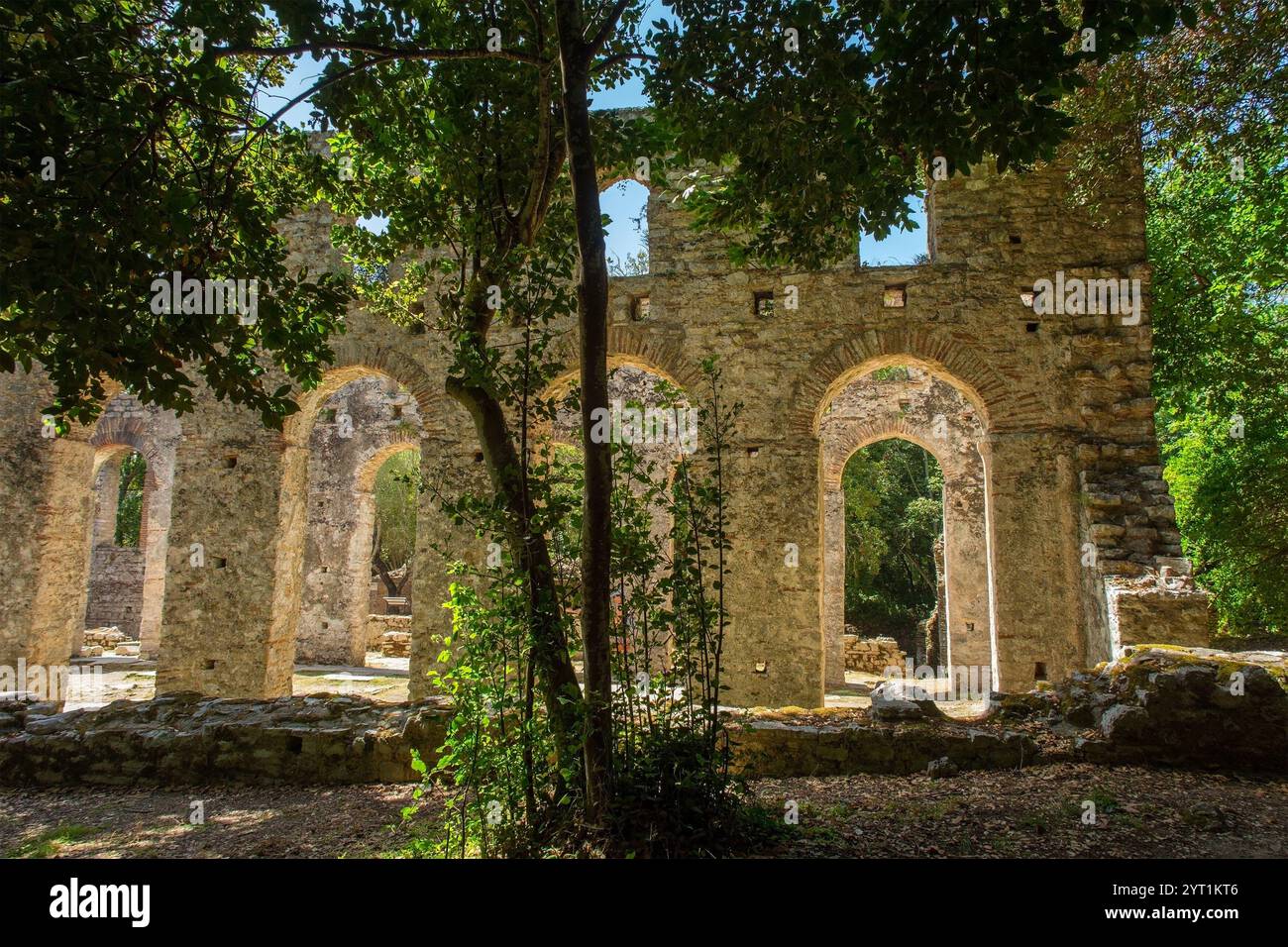 La grande basilique byzantine du début du vie siècle dans le parc ...