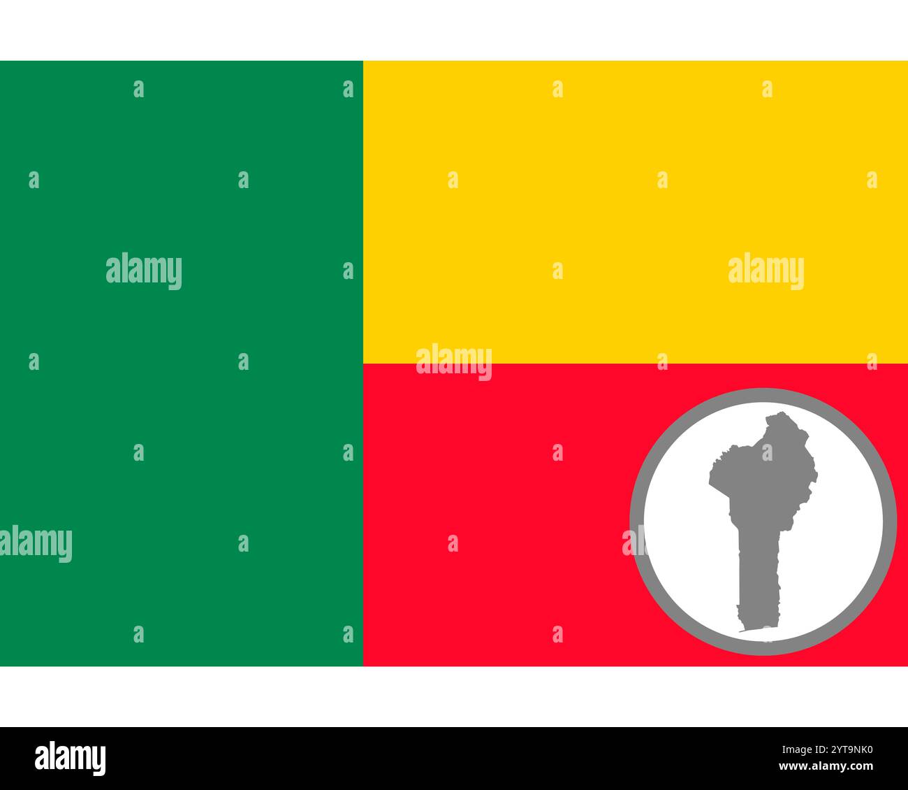 Map of benin Banque de photographies et d’images à haute résolution - Alamy