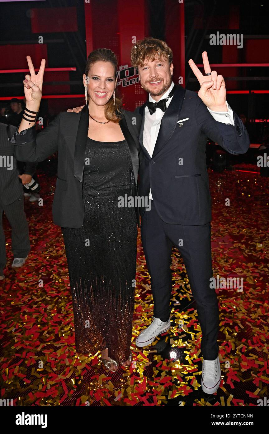 Jennifer Lynn und Samu Haber im finale der 14. Staffel der Castingshow ...