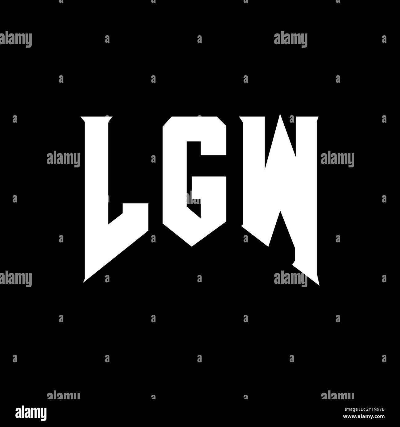 Logo d'entreprise lgw Banque d'images vectorielles - Alamy