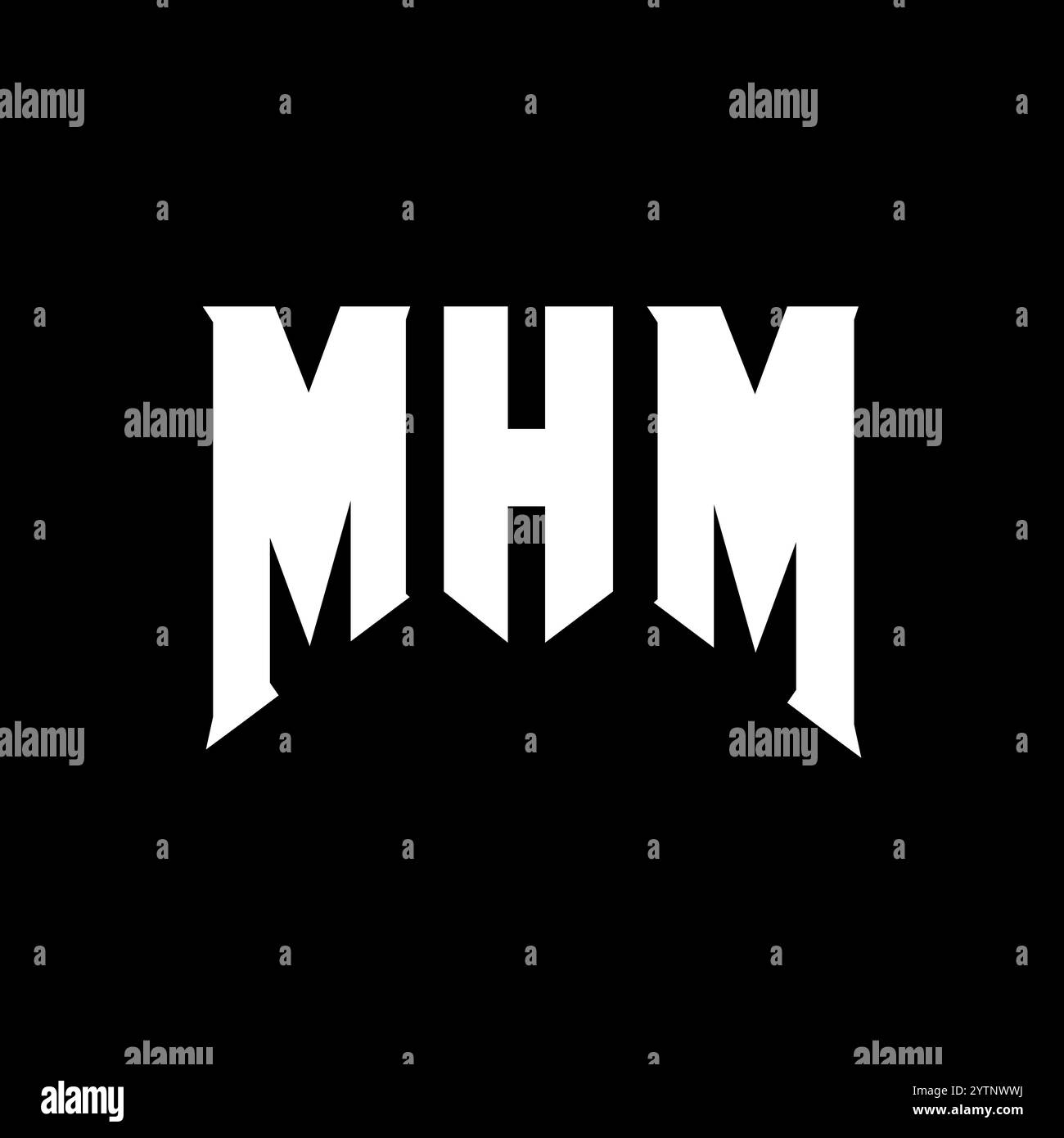 Logo mhm Banque d'images vectorielles - Alamy
