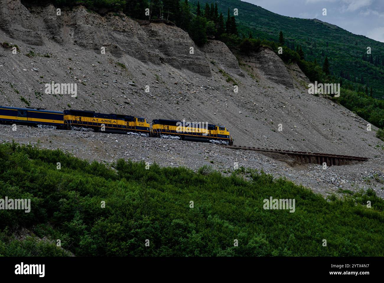 Voyager en alaska en train Banque de photographies et d’images à haute ...