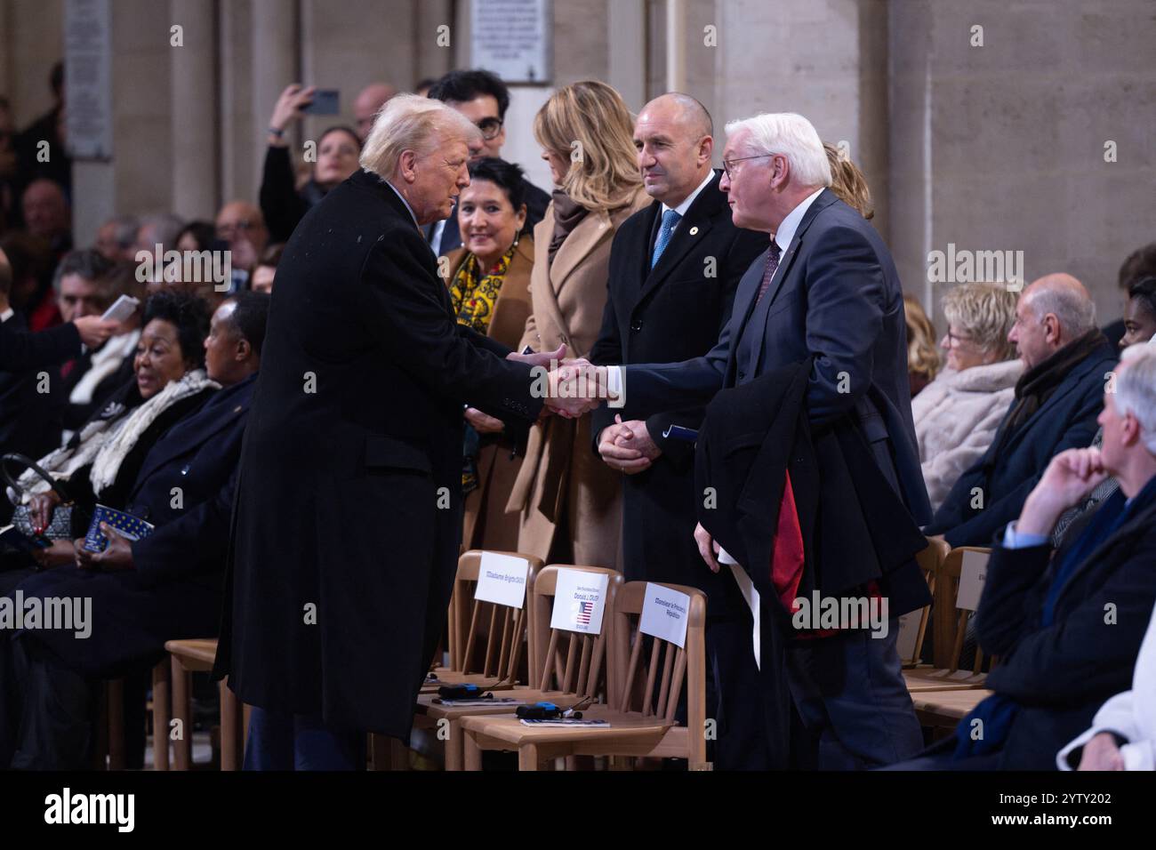 Paris, France. 07 décembre 2024. Le président élu des États-Unis Donald ...