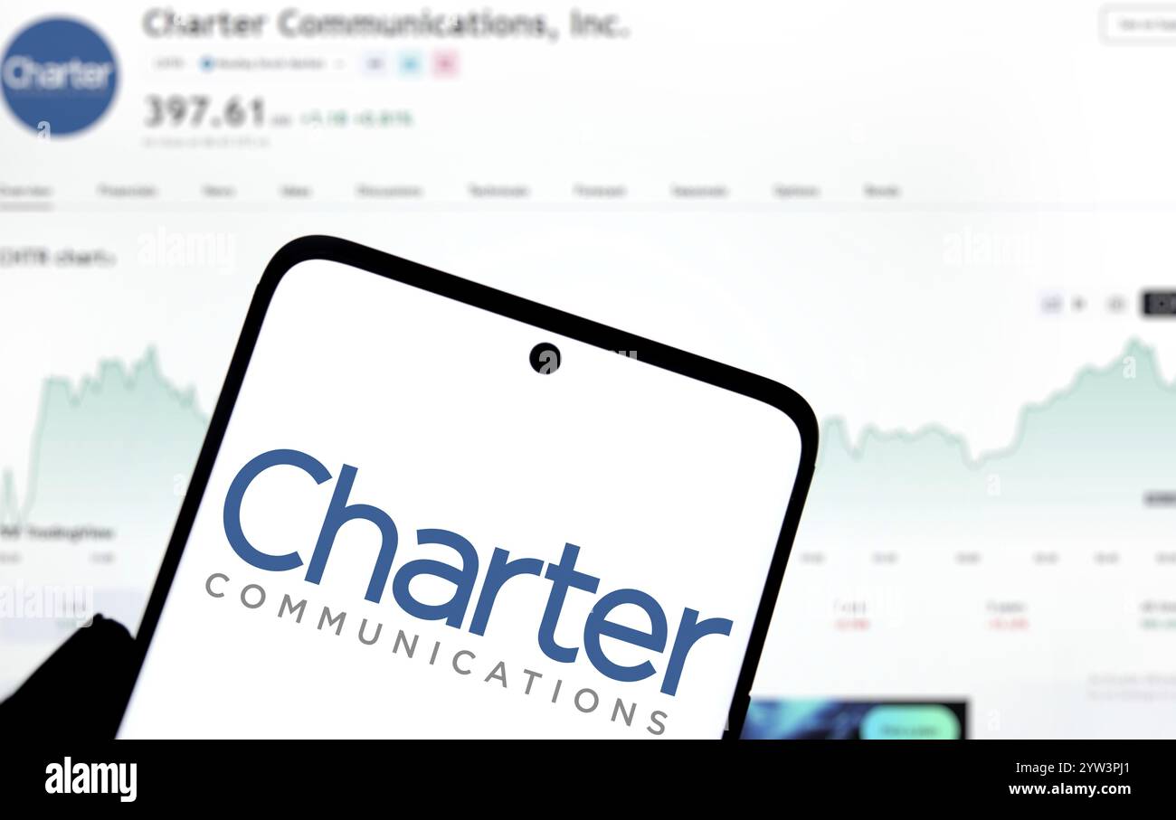 Dhaka, Bangladesh- 5 décembre 2024 : le logo de communication de la Charte est affiché sur le ...