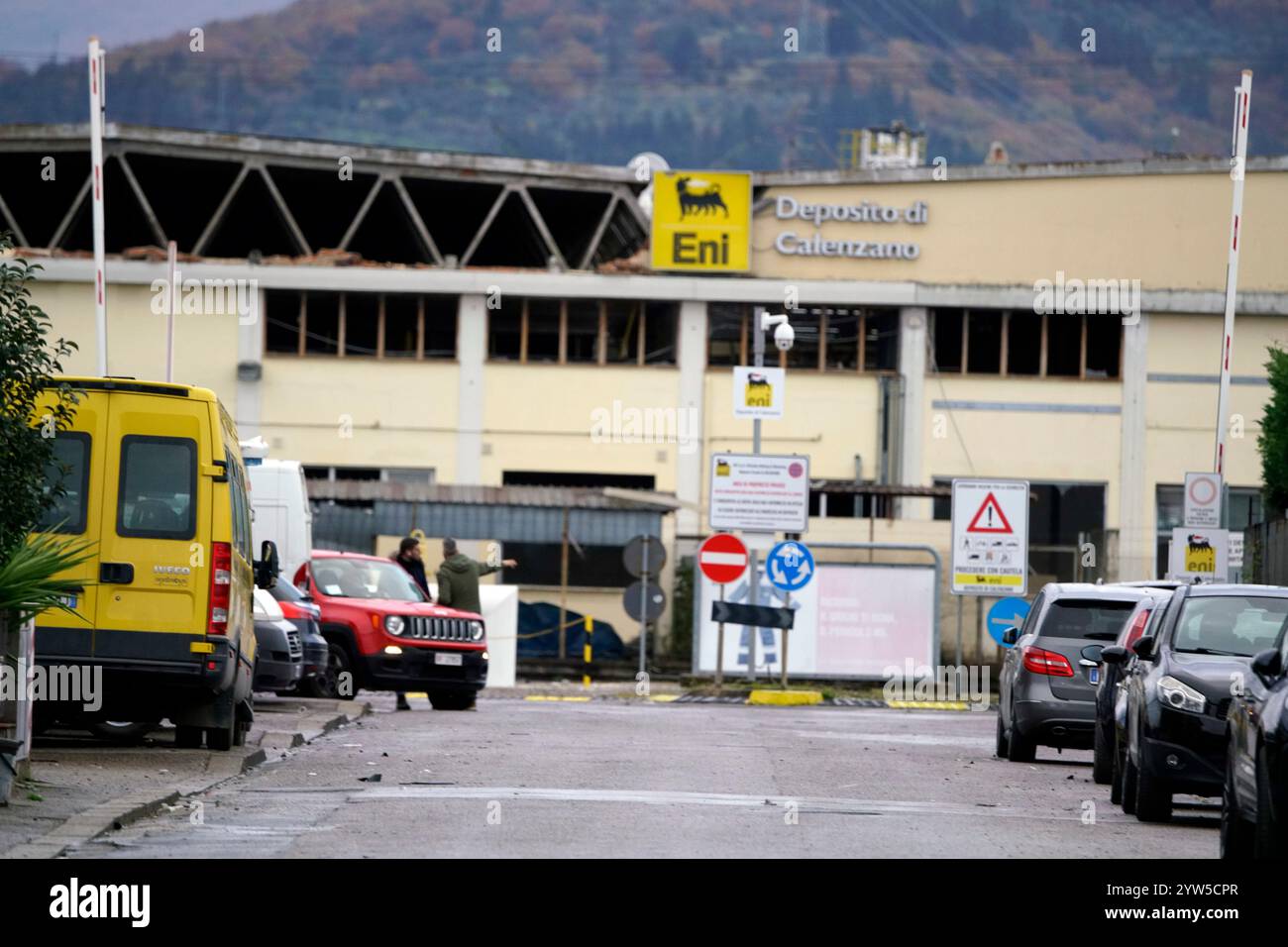 Esplosione raffineria eni calenzano firenze 09 12 2024 Banque de ...