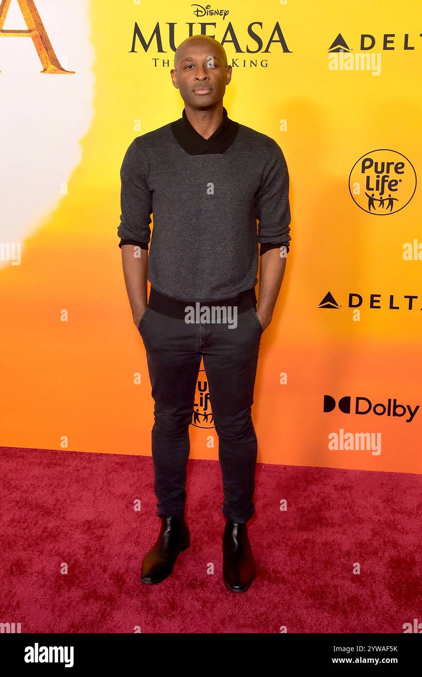Julius Onah BEI der Weltpremiere des Kinofilms 'Mufasa : The Lion King / Mufasa : Der König der ...