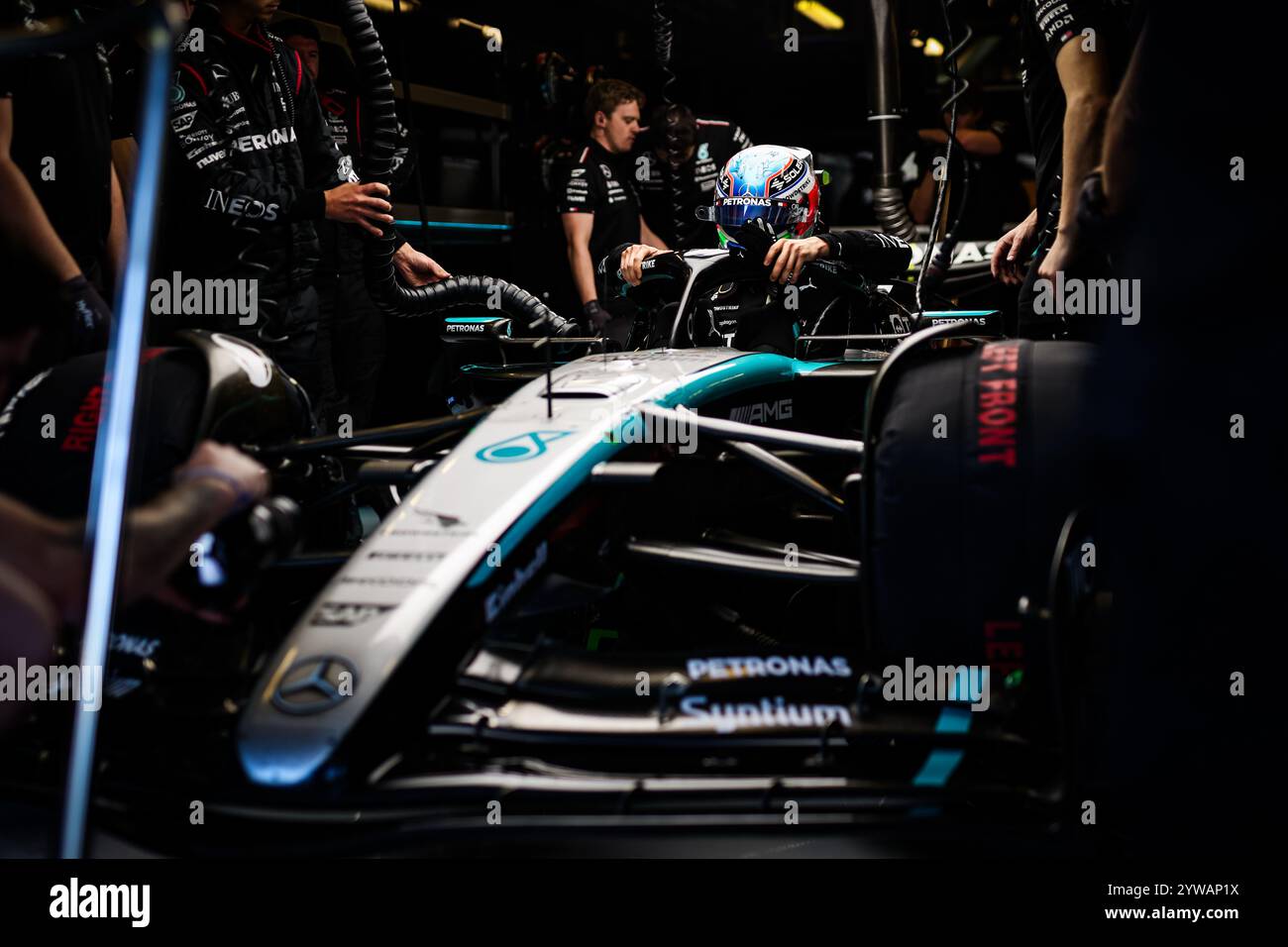 KIMI ANTONELLI Andrea (ita), pilote junior de Mercedes AMG F1 Team, portrait lors des essais ...