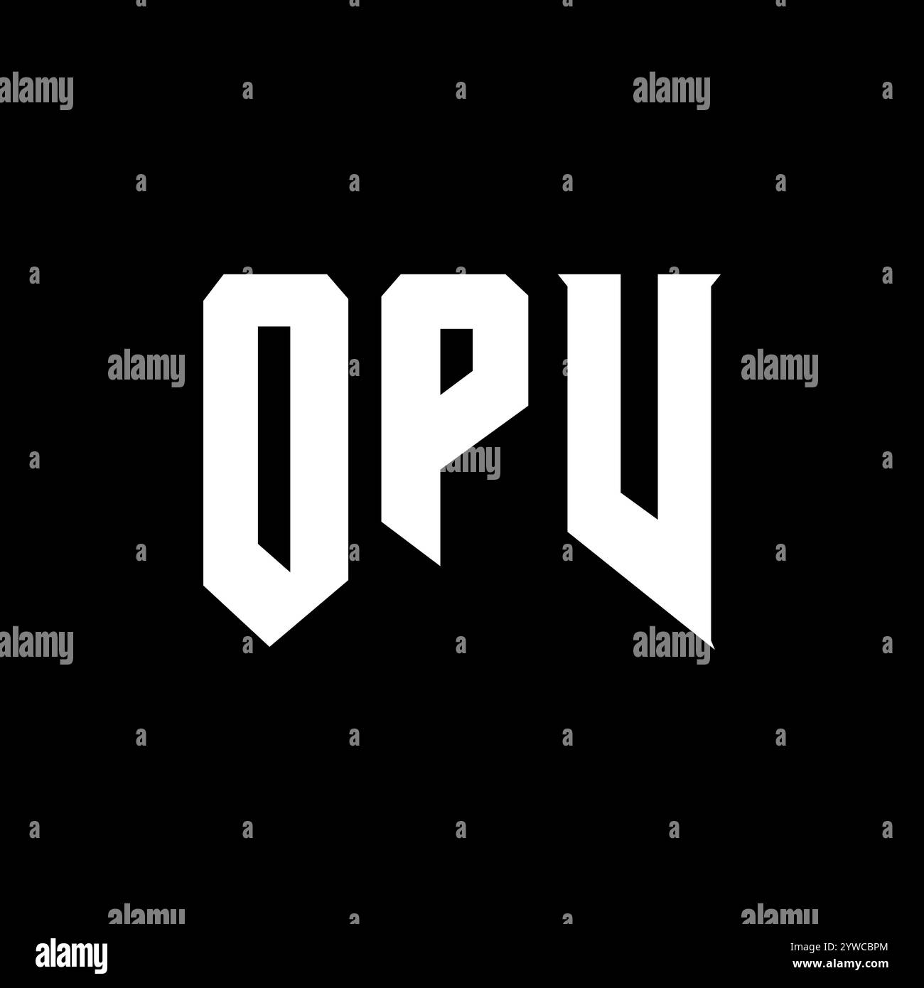 Logo de la technologie opv Banque d'images noir et blanc - Alamy