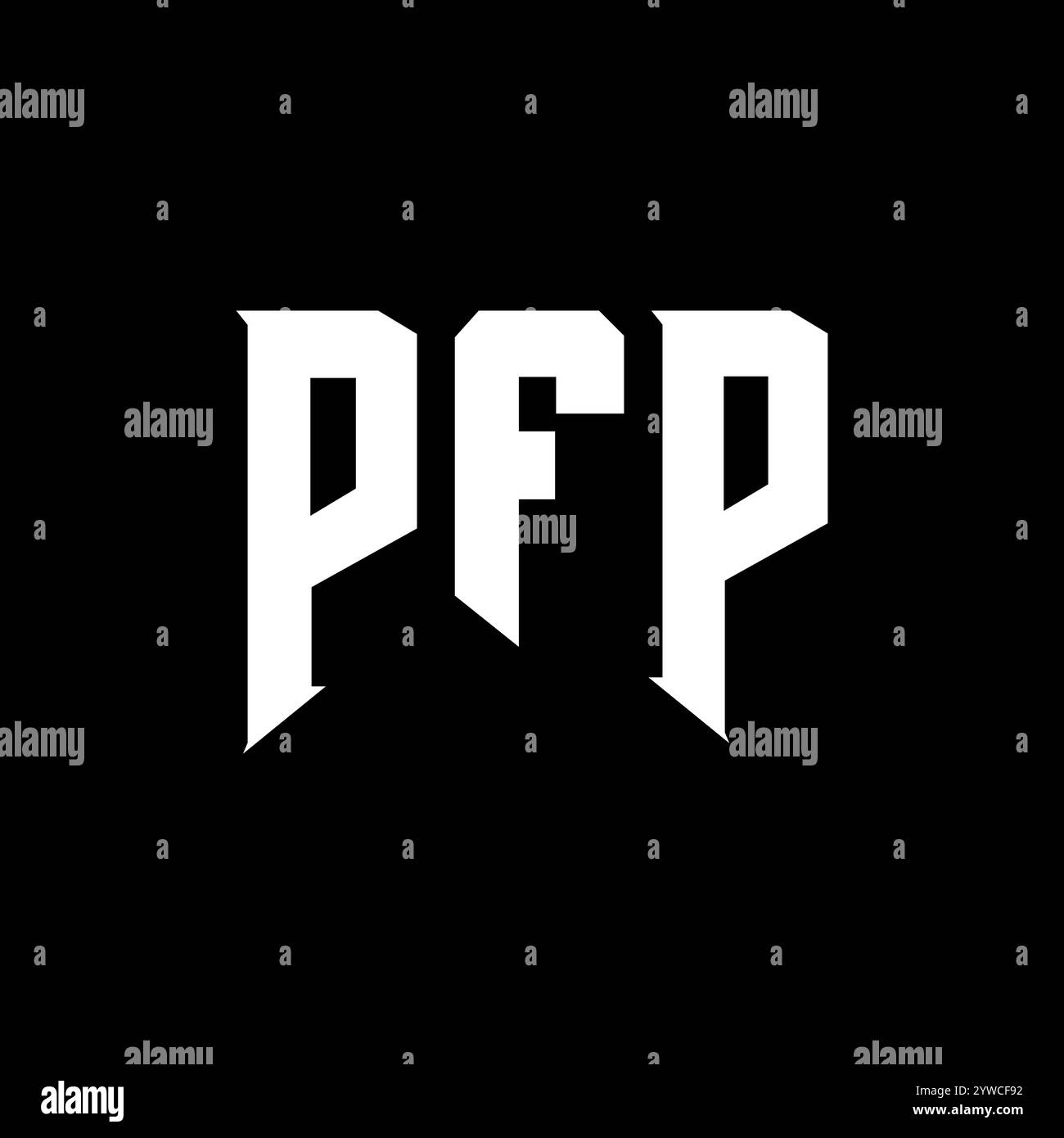 Conception de logo de lettre de PFP pour la société de technologie ...