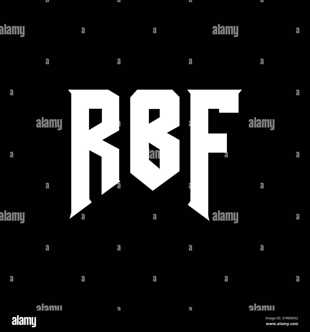Lettre rbf Banque d'images vectorielles - Alamy