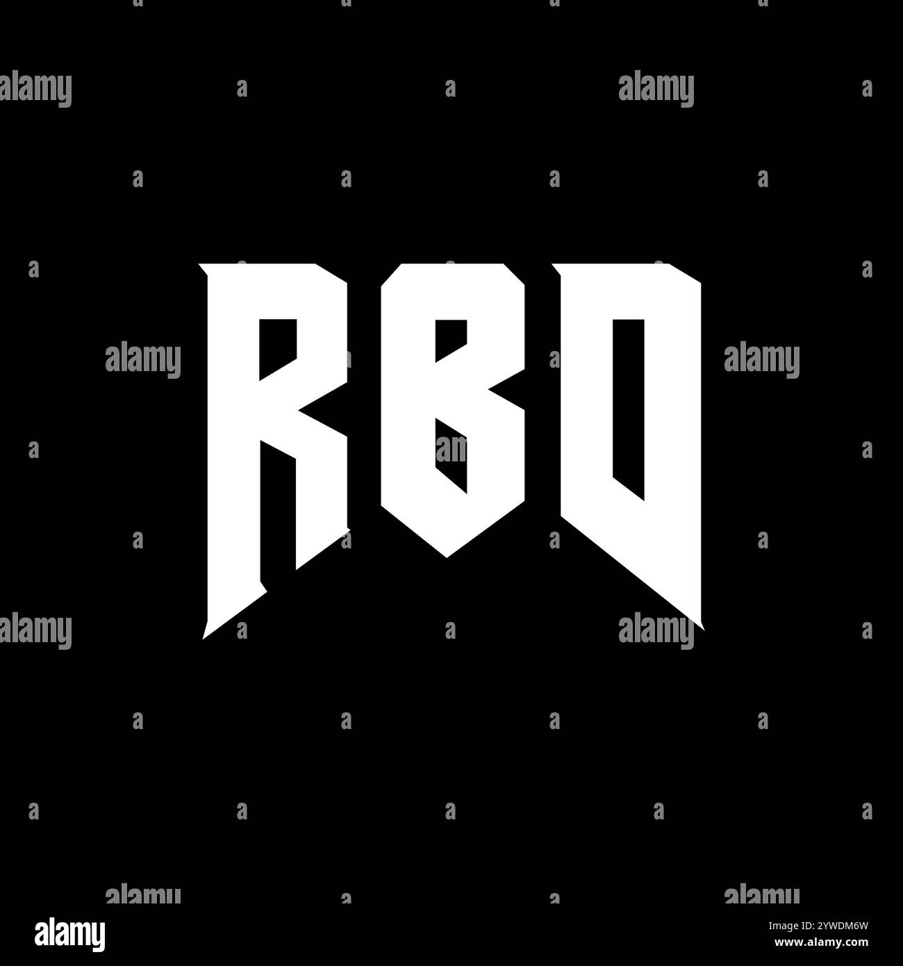 Logo de technologie rbd Banque d'images noir et blanc - Alamy