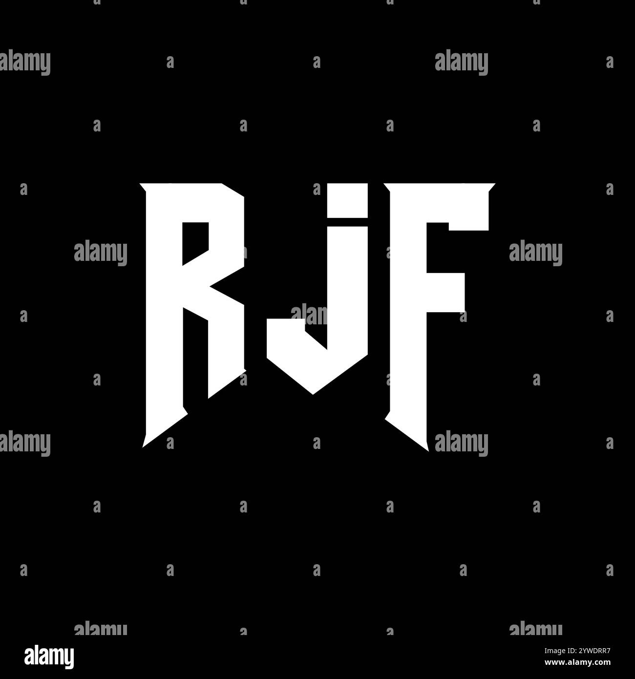 Logo rjf Banque d'images vectorielles - Alamy