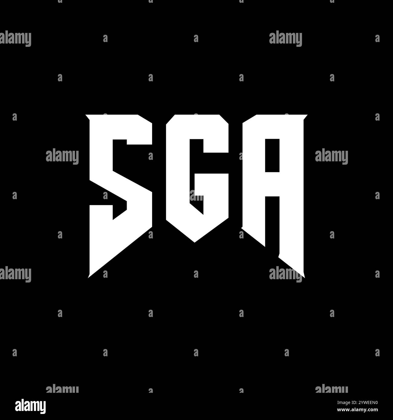 Logo lettre sga Banque de photographies et d’images à haute résolution ...