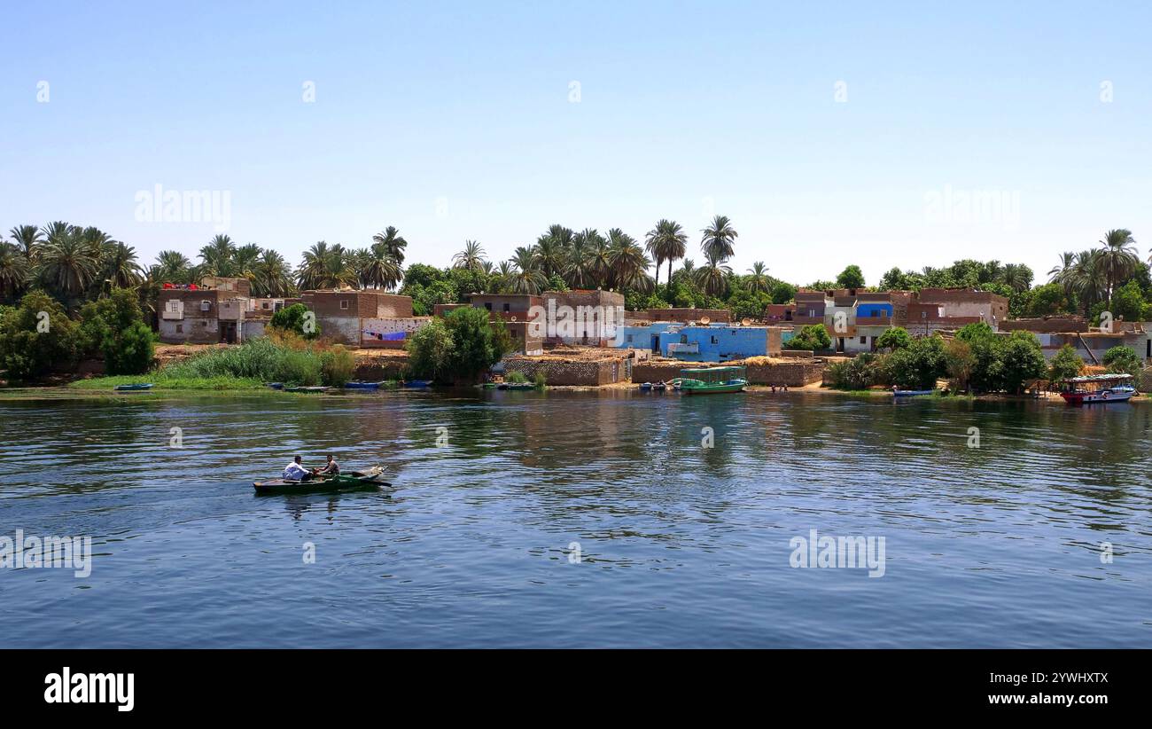 Banque du village nubien du nil Banque de photographies et d’images à ...