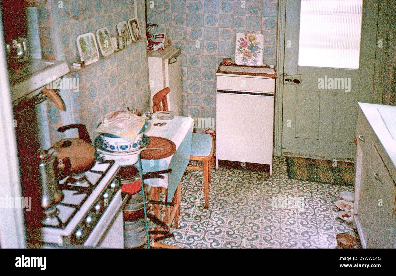 Intérieur de cuisine des années 1960 Banque de photographies et d’images à haute résolution - Alamy