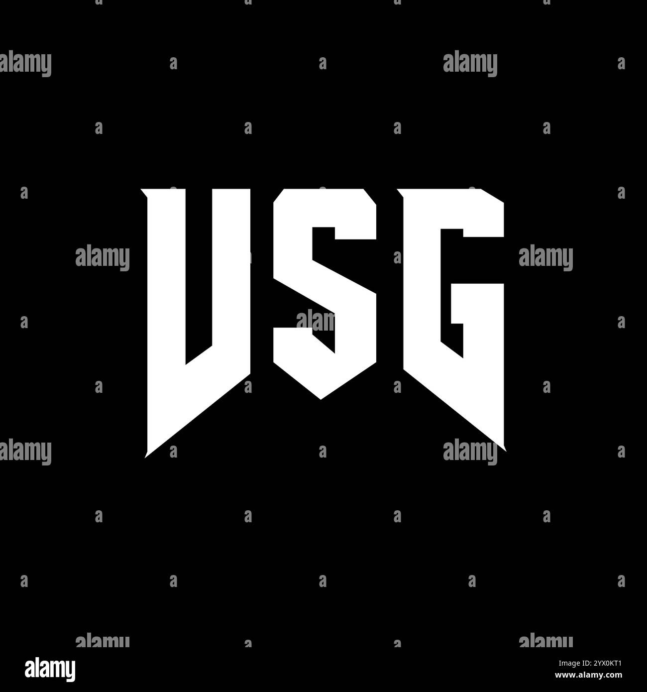 Logo de technologie vsg Banque d'images noir et blanc - Alamy