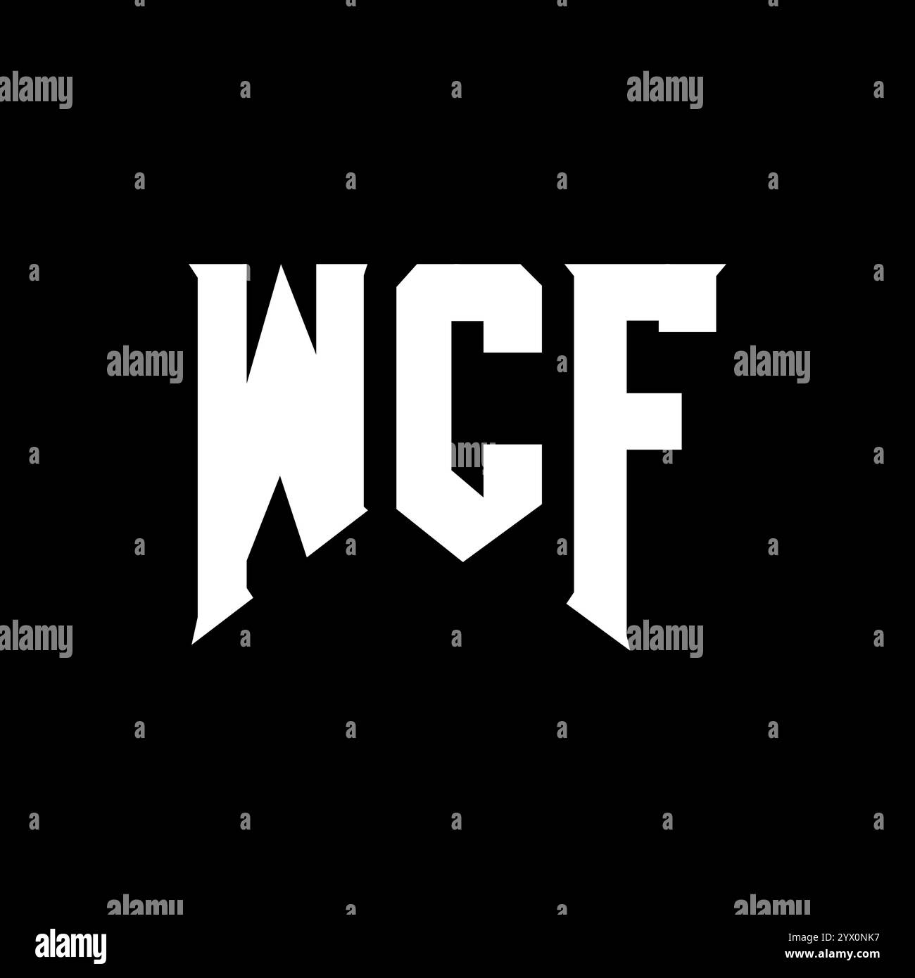 Logo wcf Banque d'images noir et blanc - Alamy