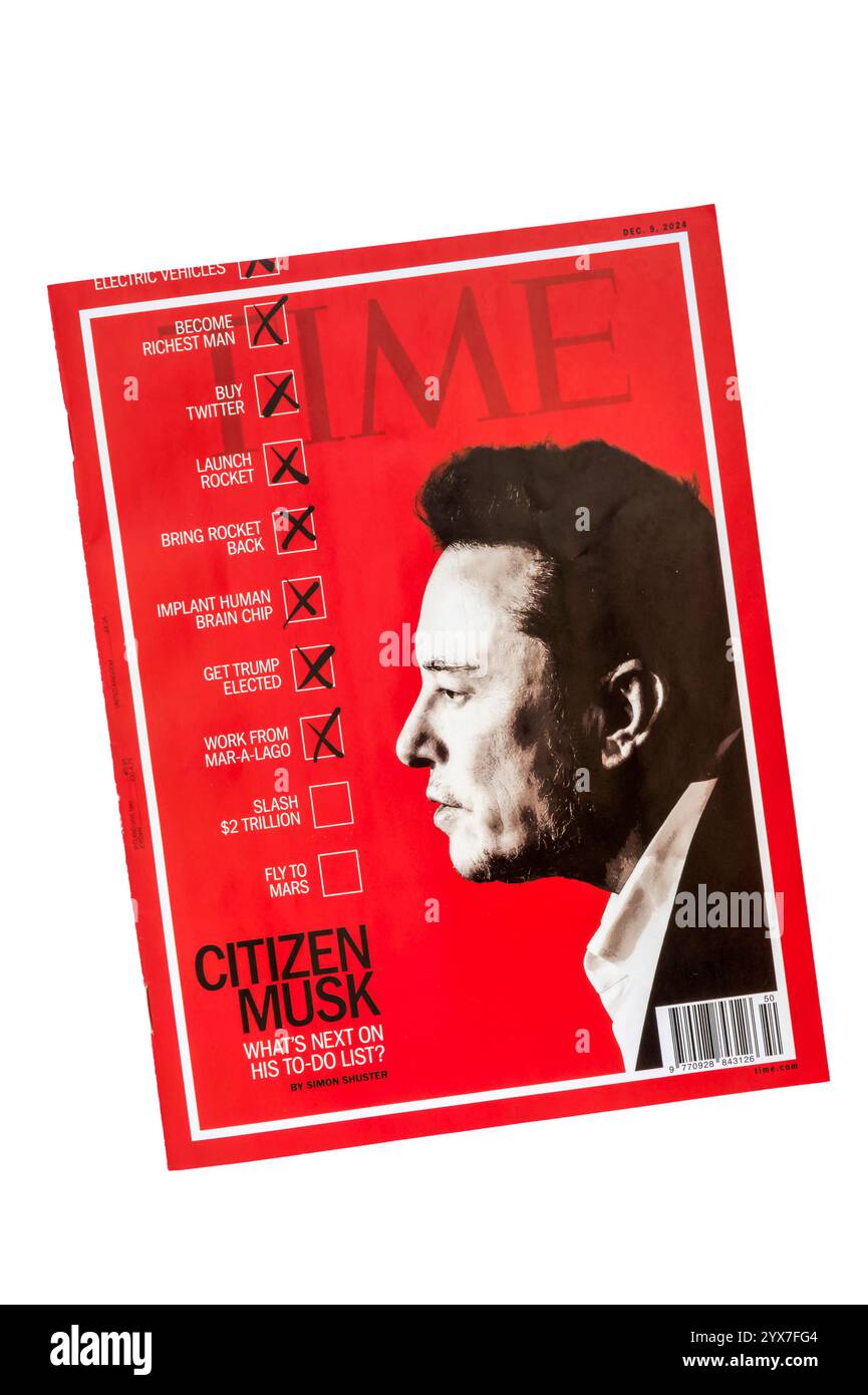 Elon musk elon musk cover Banque de photographies et d’images à haute ...