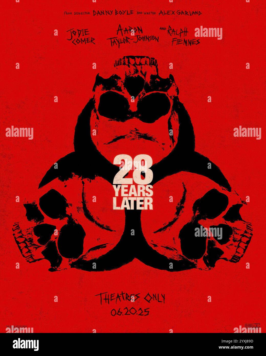 28 ANS PLUS TARD, affiche anticipée, 2025. © Columbia Pictures ...