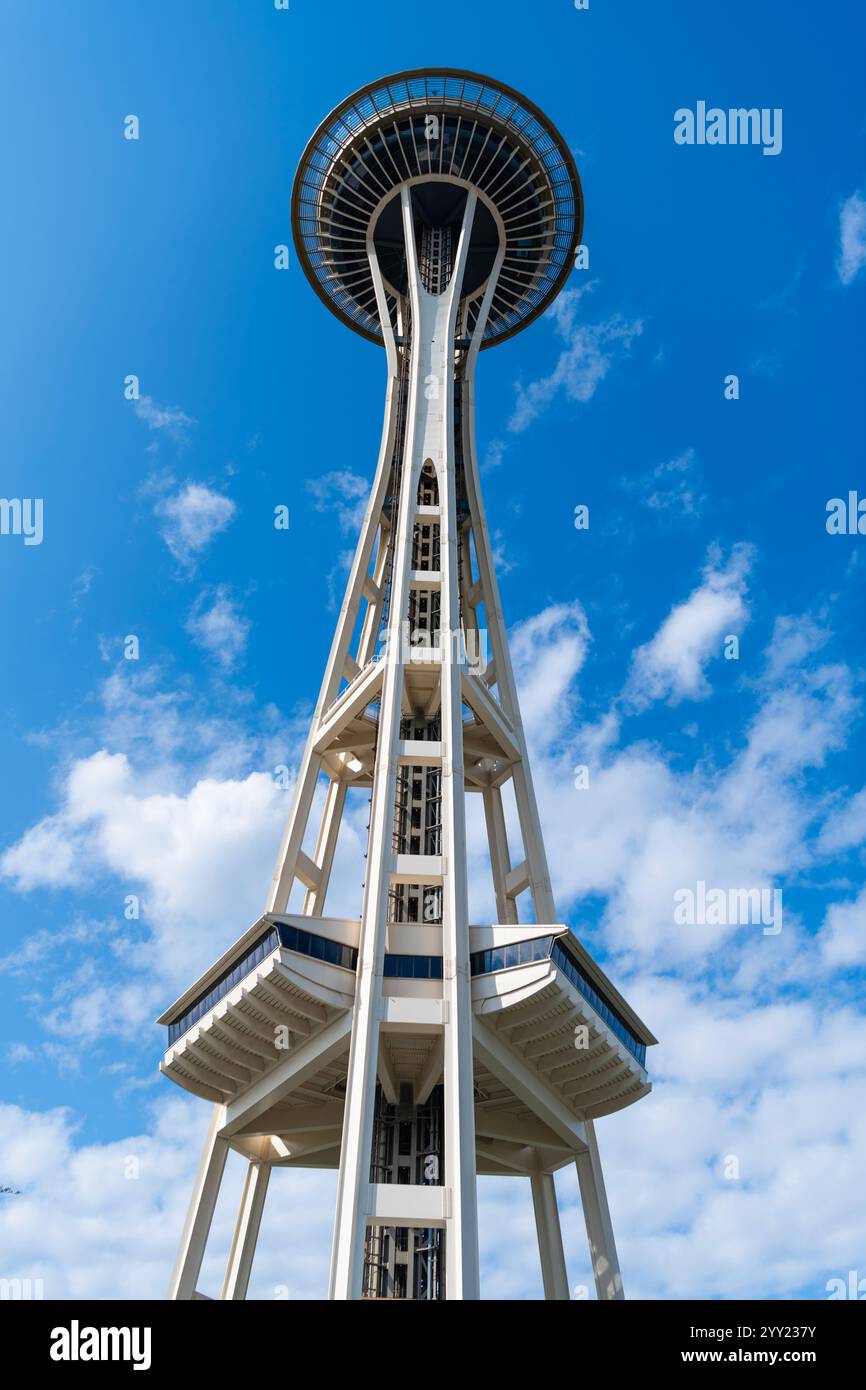 Seattle, Washington, États-Unis - 26 juillet 2024 : angle bas de Space ...