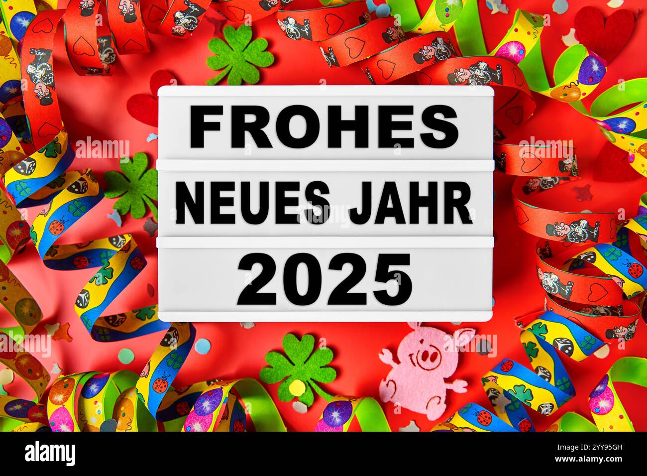 19 décembre 2024 : visionneuse avec l'inscription : bonne année 2025 ...