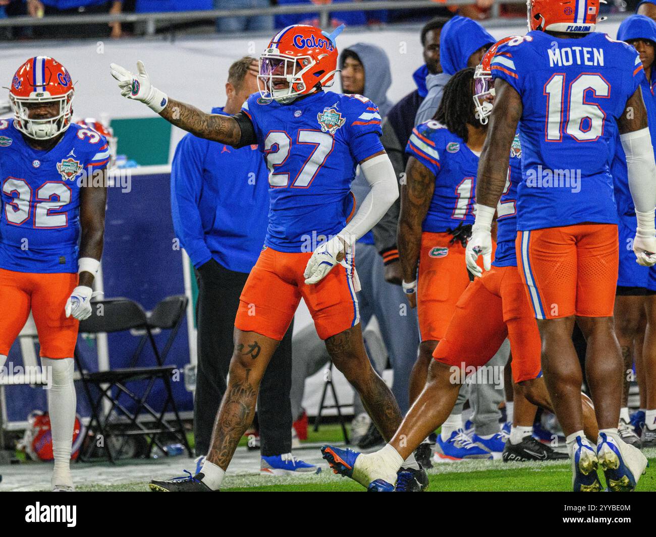 20 décembre 2024 : le dos défensif des Florida Gators Dijon Johnson (27 ...