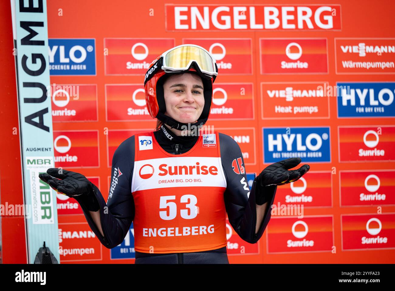 Selina Freitag (Deutschland) in der leaders Box, sui, FIS Viessmsann ...