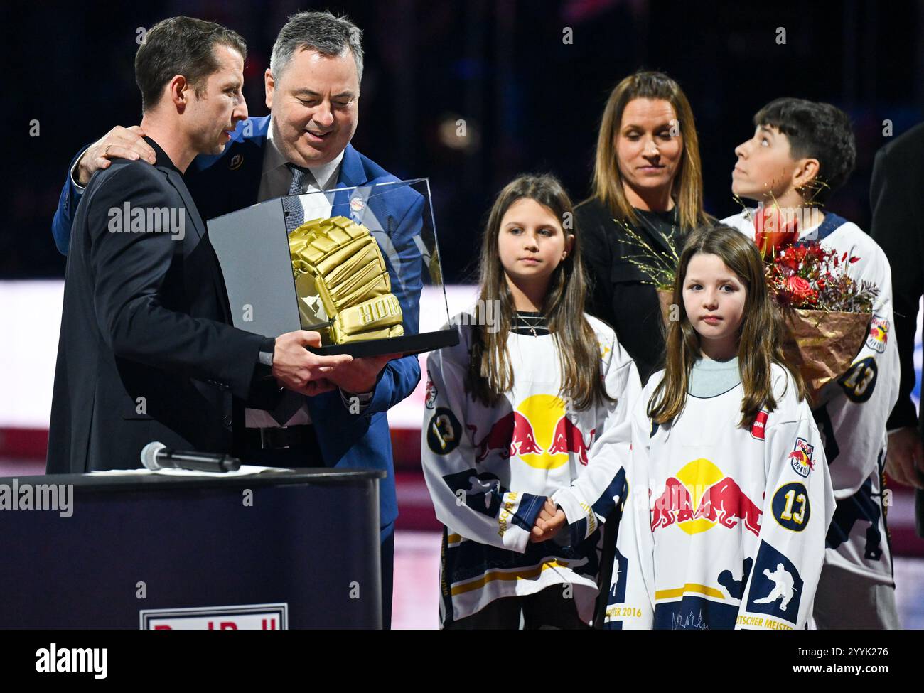 22 décembre 2024, Bavière, Munich : hockey sur glace : DEL, EHC Red ...