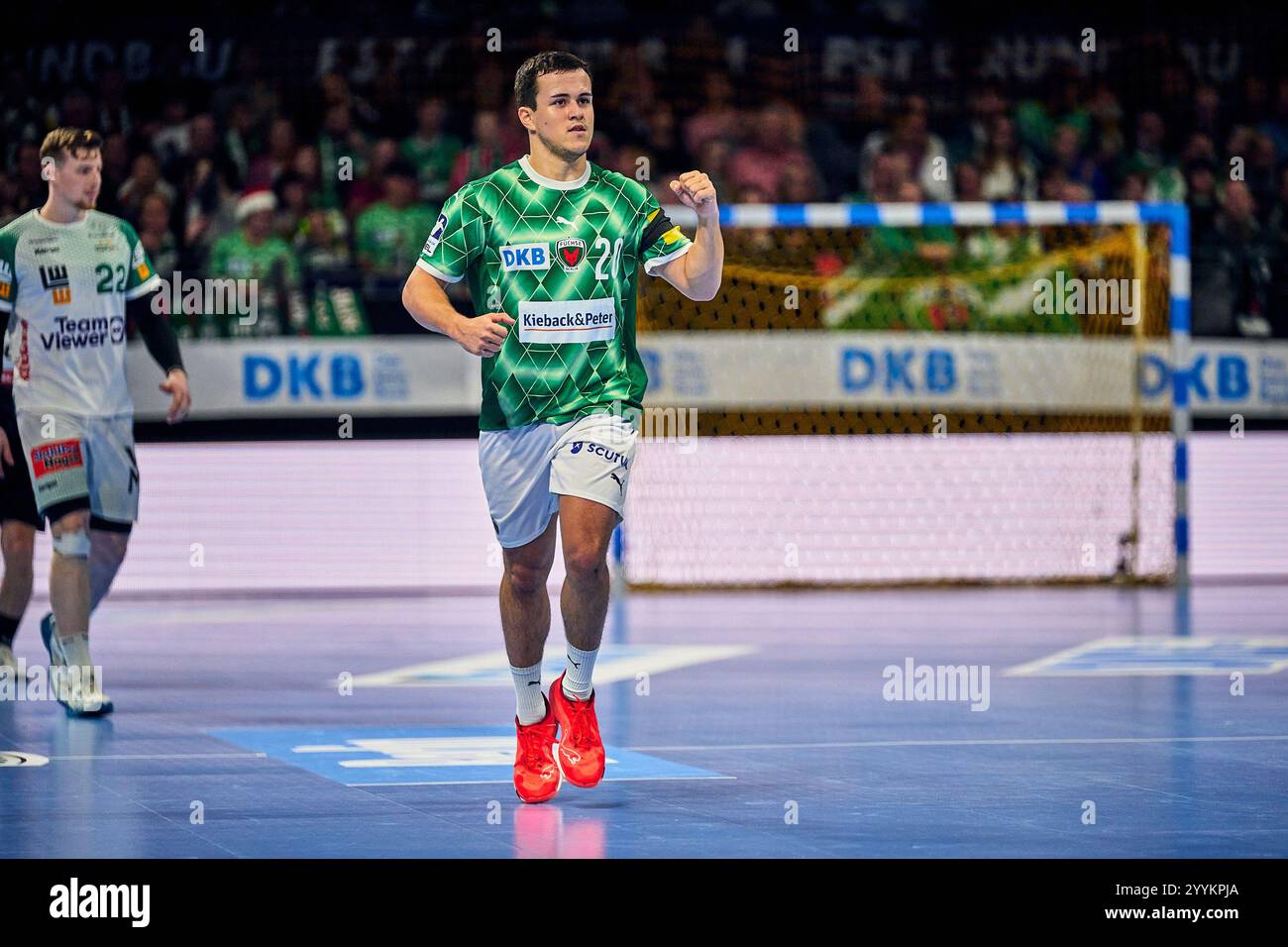 Tim Freihoefer (Fuechse Berlin, #20), Jubelt, GER, Fuechse Berlin v ...