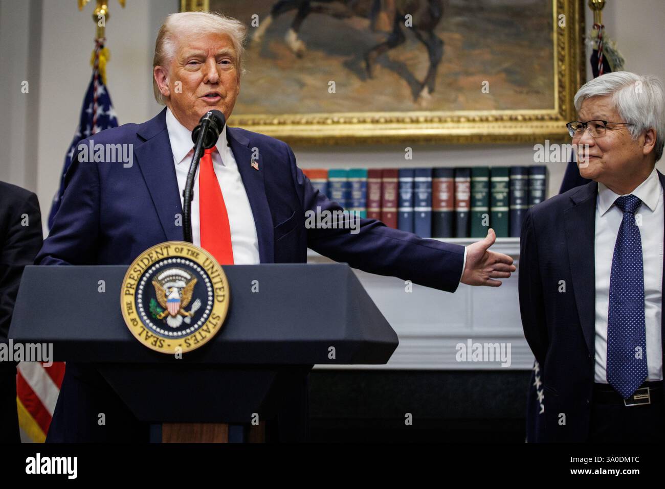 Washington, États-Unis. 03 mars 2025. Le PDG de Taiwan Semiconductor ...