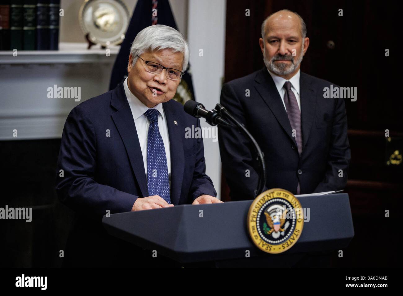 Washington, États-Unis. 03 mars 2025. Le PDG de Taiwan Semiconductor ...