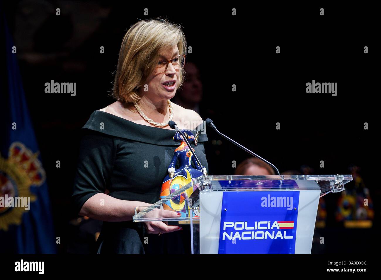 Europol Executive Director Catherine De Bolle receives an award during ...