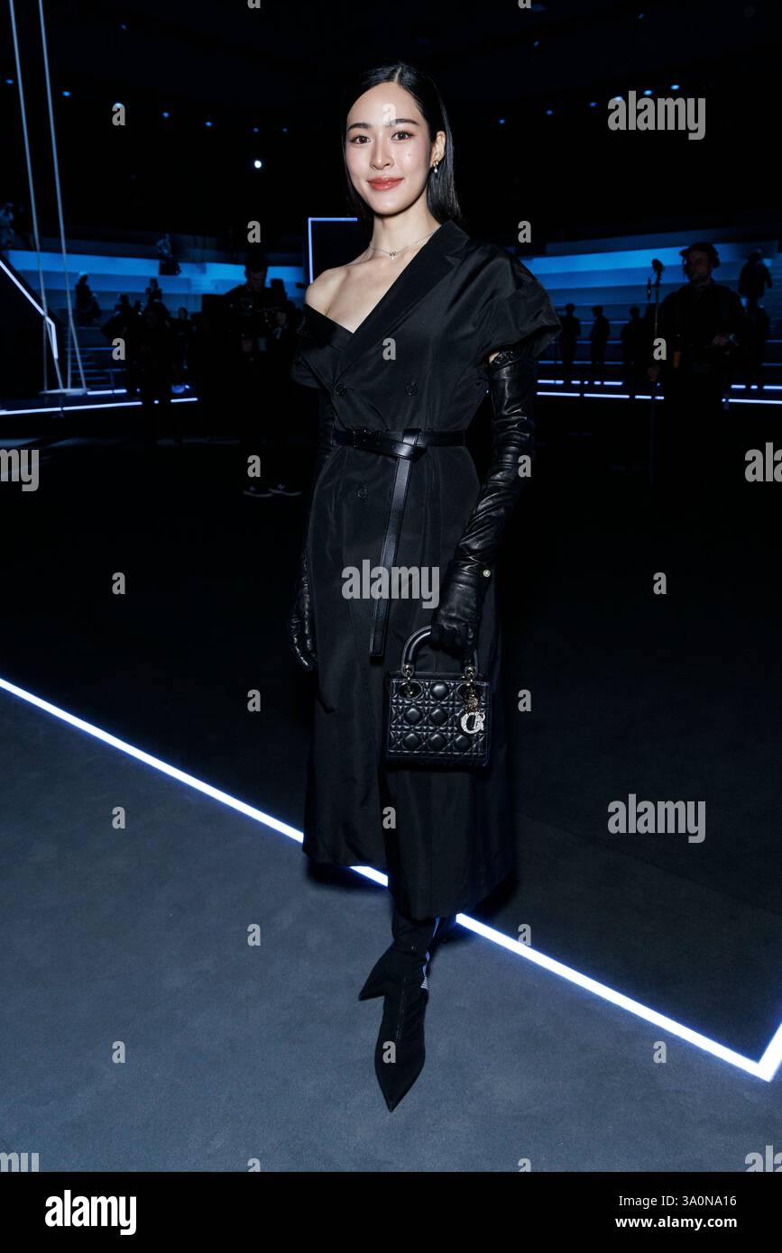 Paris, Frankreich. 04 mars 2025. Lingling Sirilak Kwong assiste au défilé CHRISTIAN DIOR automne ...