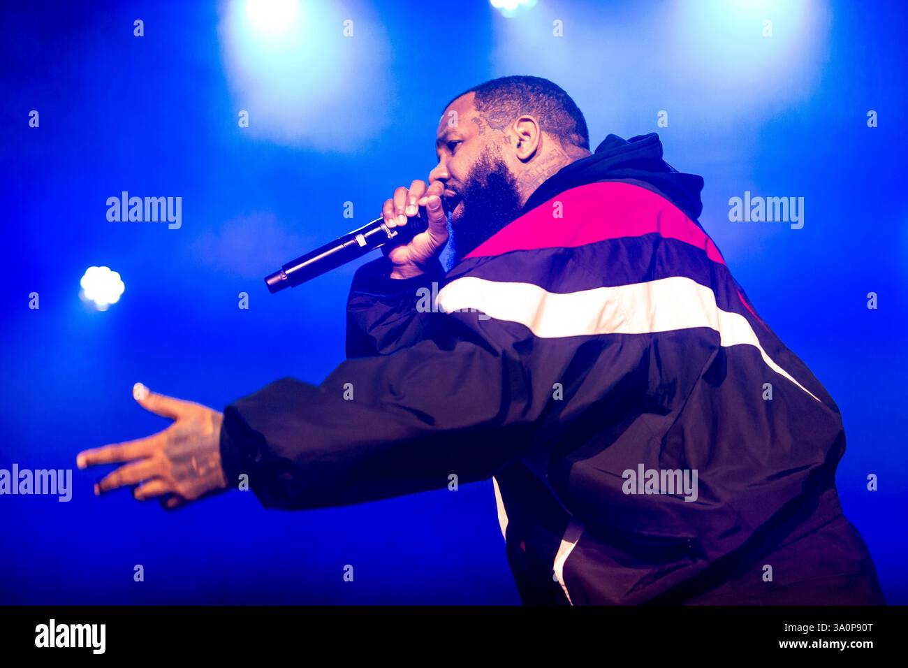 Le rappeur américain The Game se produit en live à fabrique à Milan, en ...