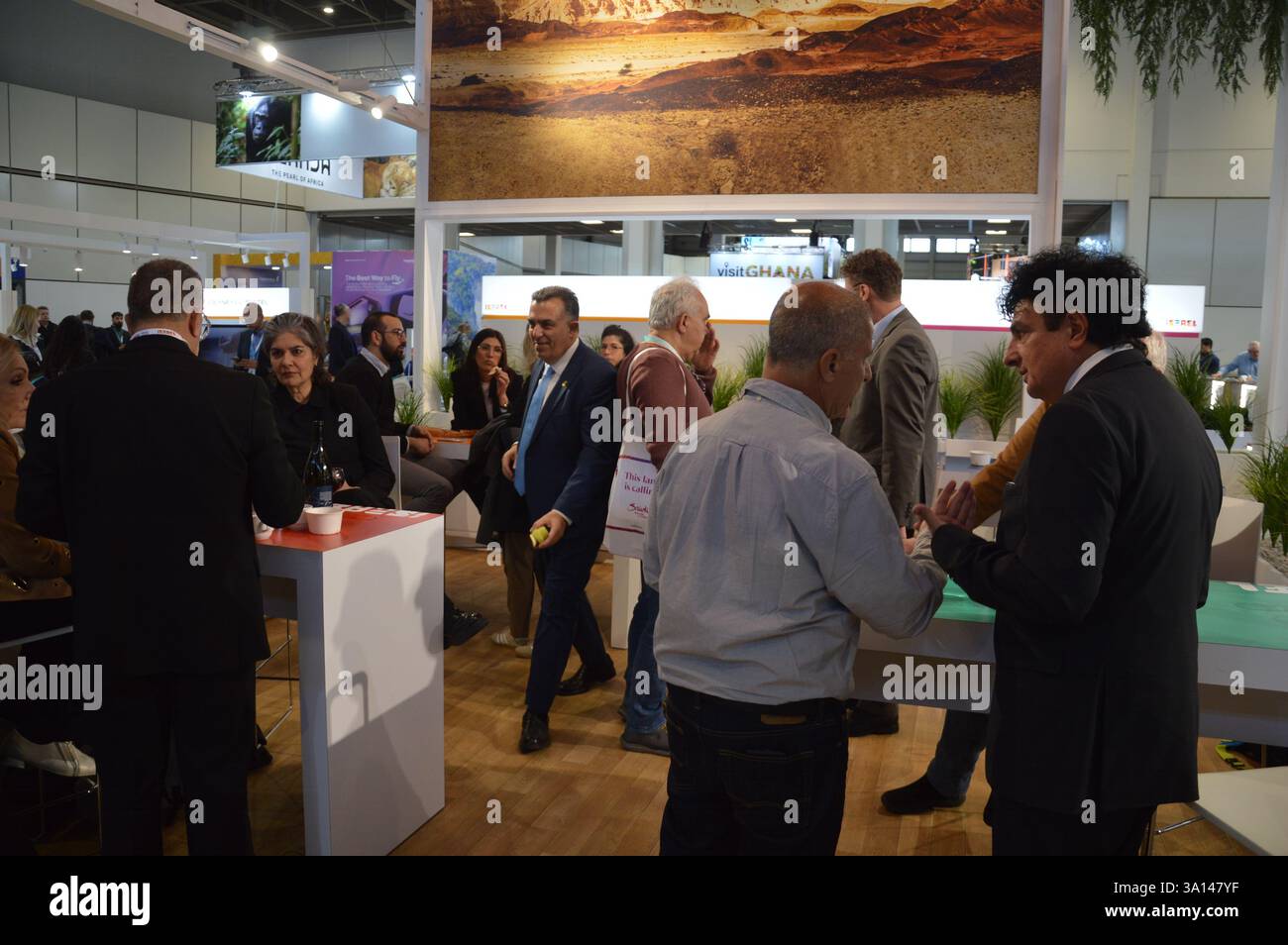 Berlin, Allemagne - 4 mars 2025 - stand Israël au salon international ...