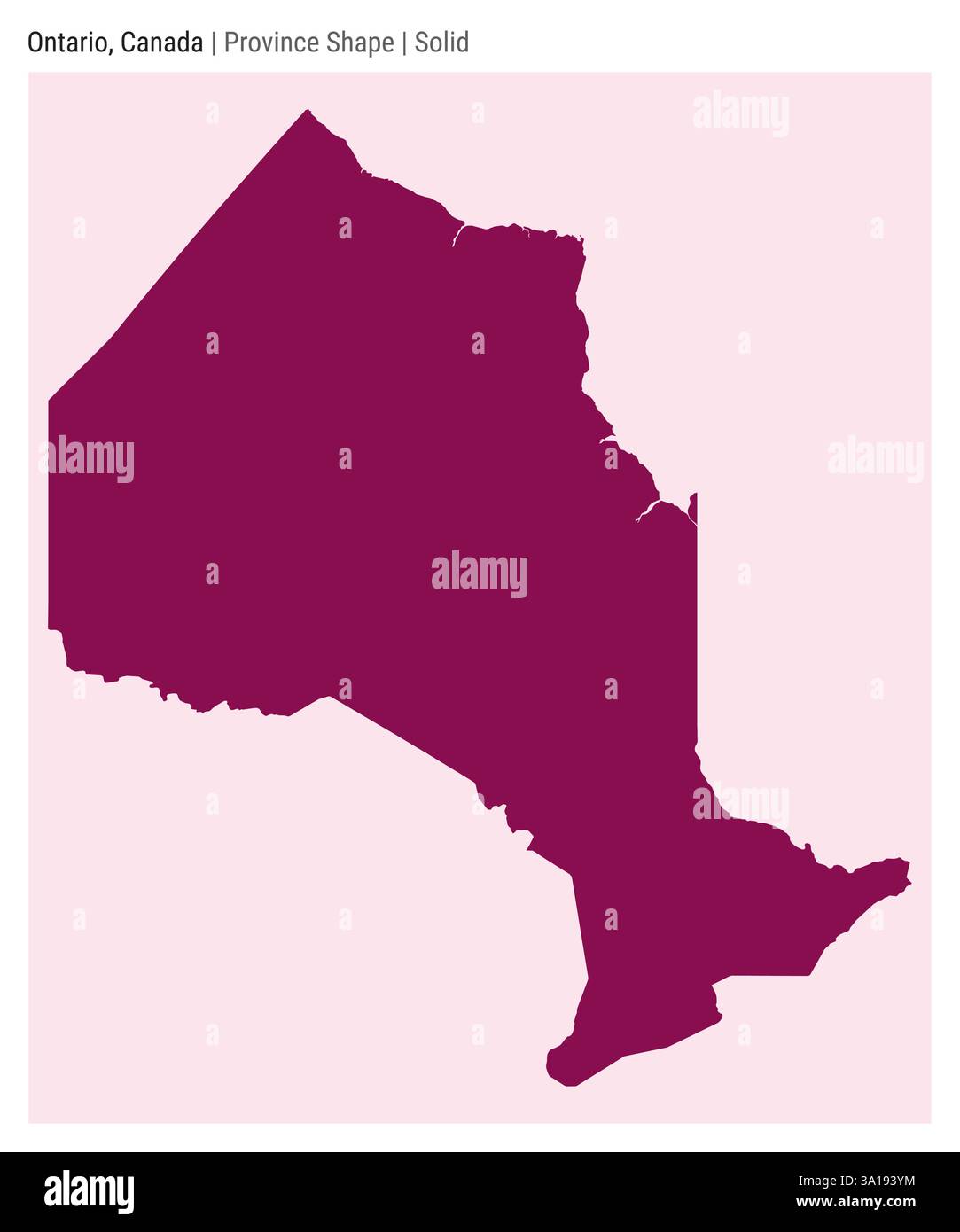 Carte des chutes du niagara en ontario Banque d'images détourées - Alamy