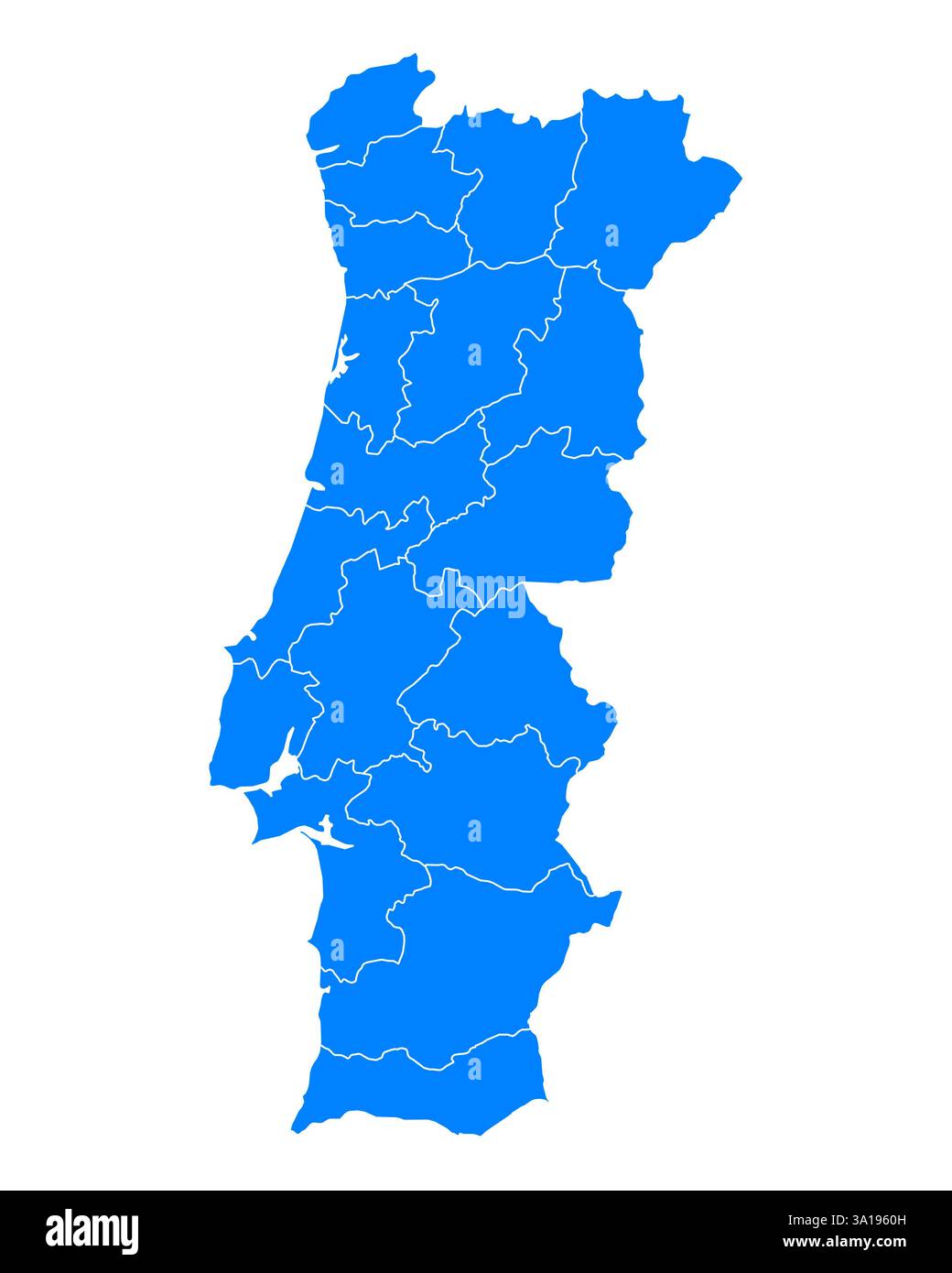Carte du portugal plan des villes Banque de photographies et d’images à ...