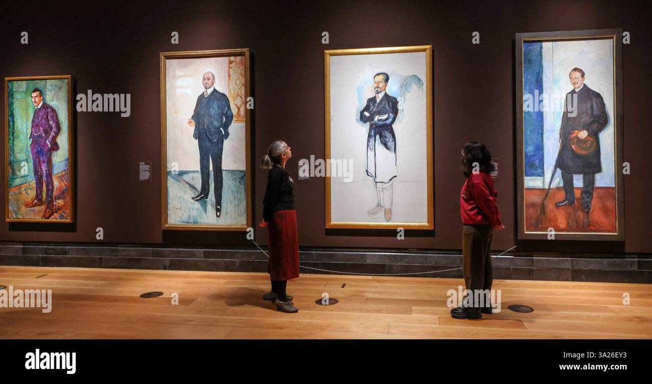 National Portrait Gallery, Londres 12 mars 2025 Edvard Munch Portraits ...