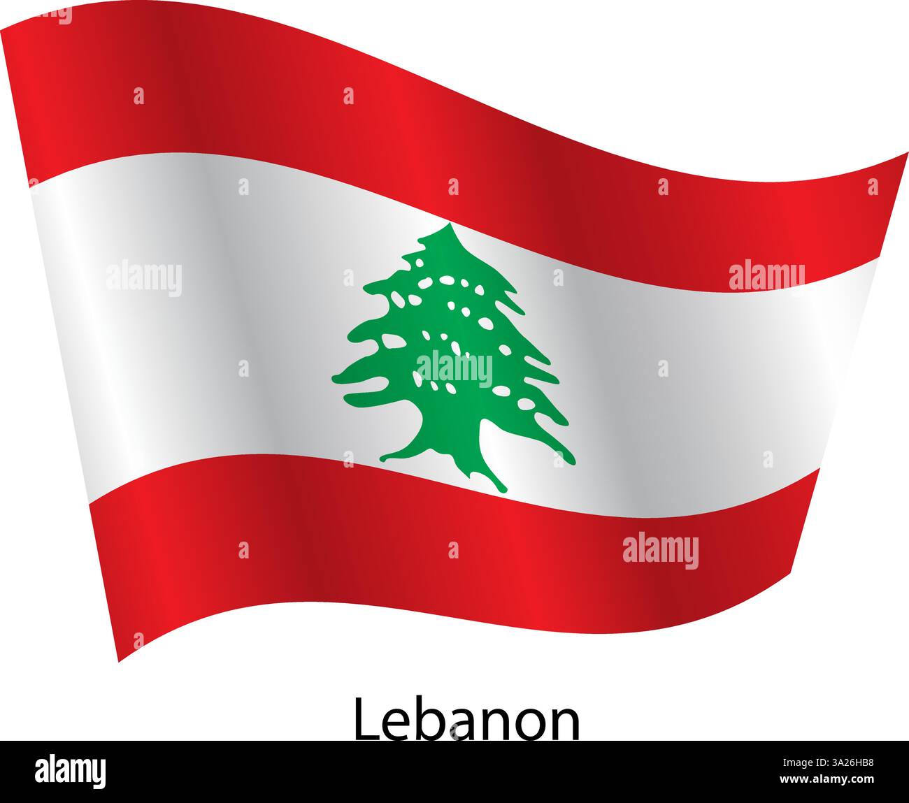 Symbole sur le drapeau du liban Banque d'images vectorielles - Page 2 ...