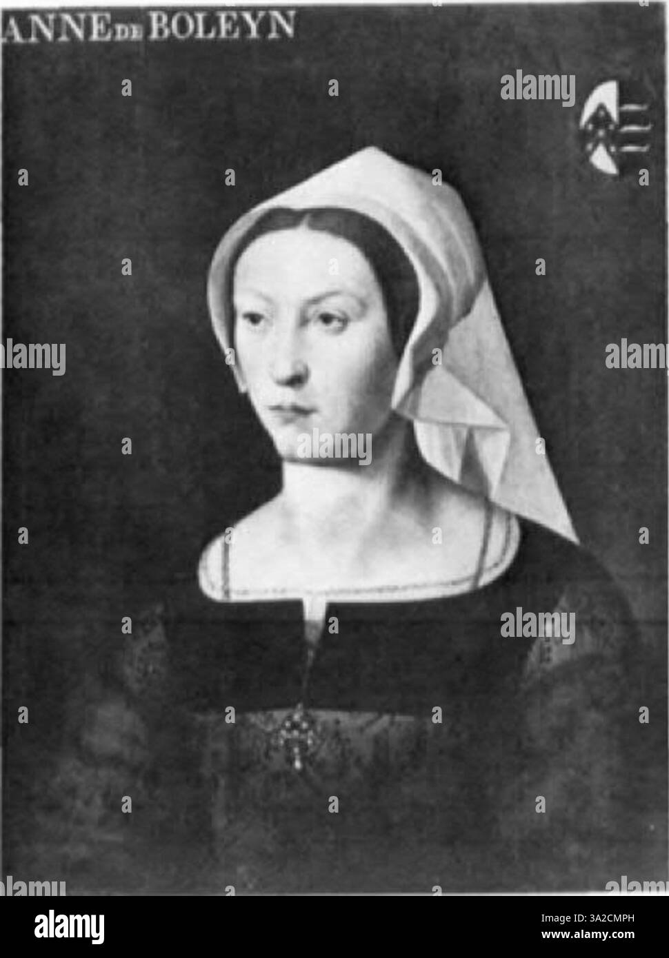 Ce portrait, attribué à Joos van Cleve, présente une femme du début du XVIe siècle. L'huile sur ...