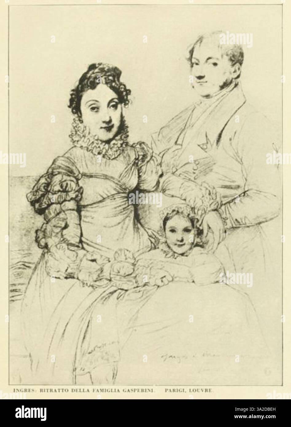Ce dessin précédemment inconnu de Jean-Auguste-Dominique Ingres ...