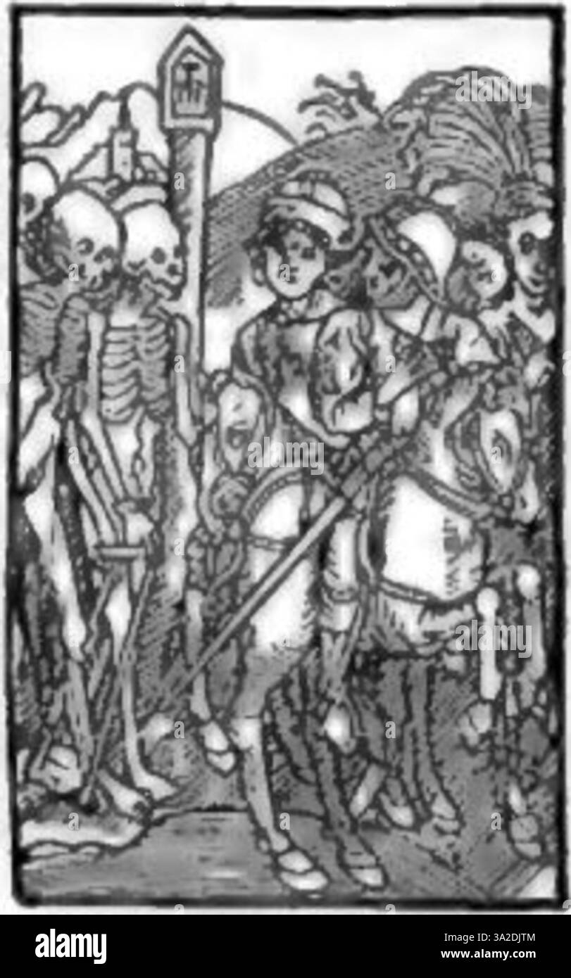 La gravure de Dürer présente un travail au trait et un ombrage finement ...