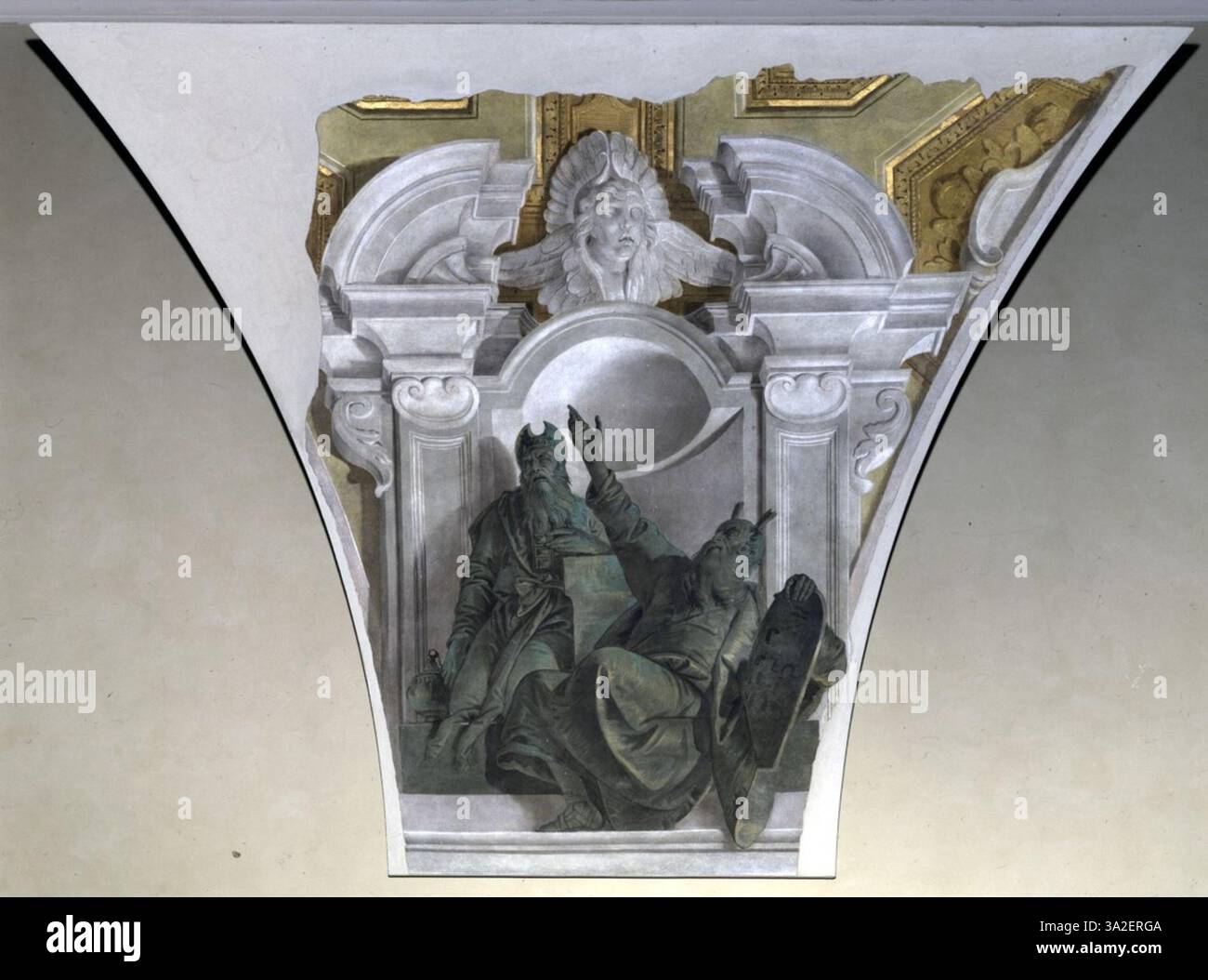 Cette œuvre de Giovanni Battista Tiepolo, "Moïse et Aaron", représente ...