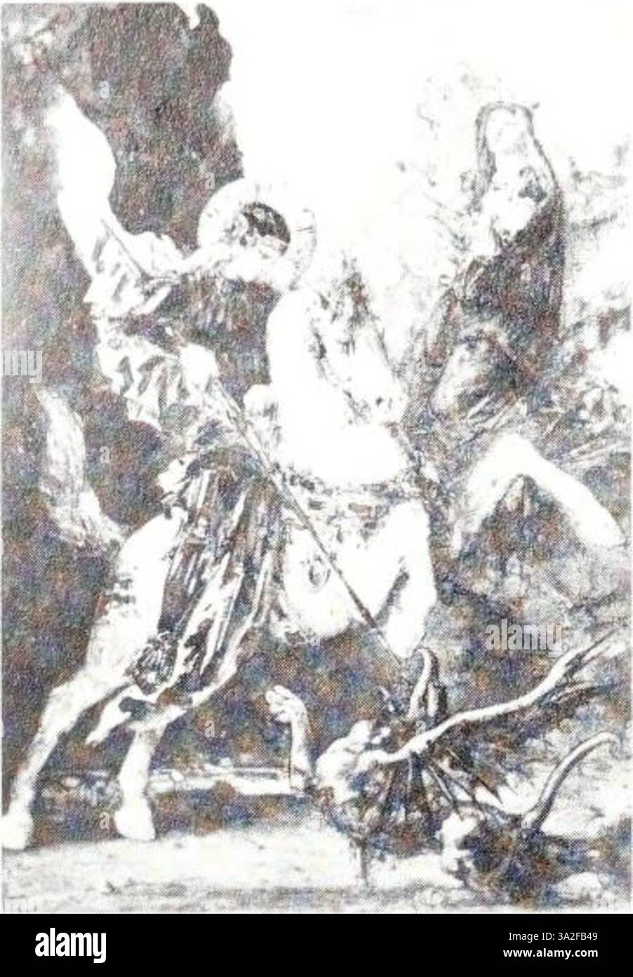 Ce tableau de Gustave Moreau présente des figures mythologiques et ...