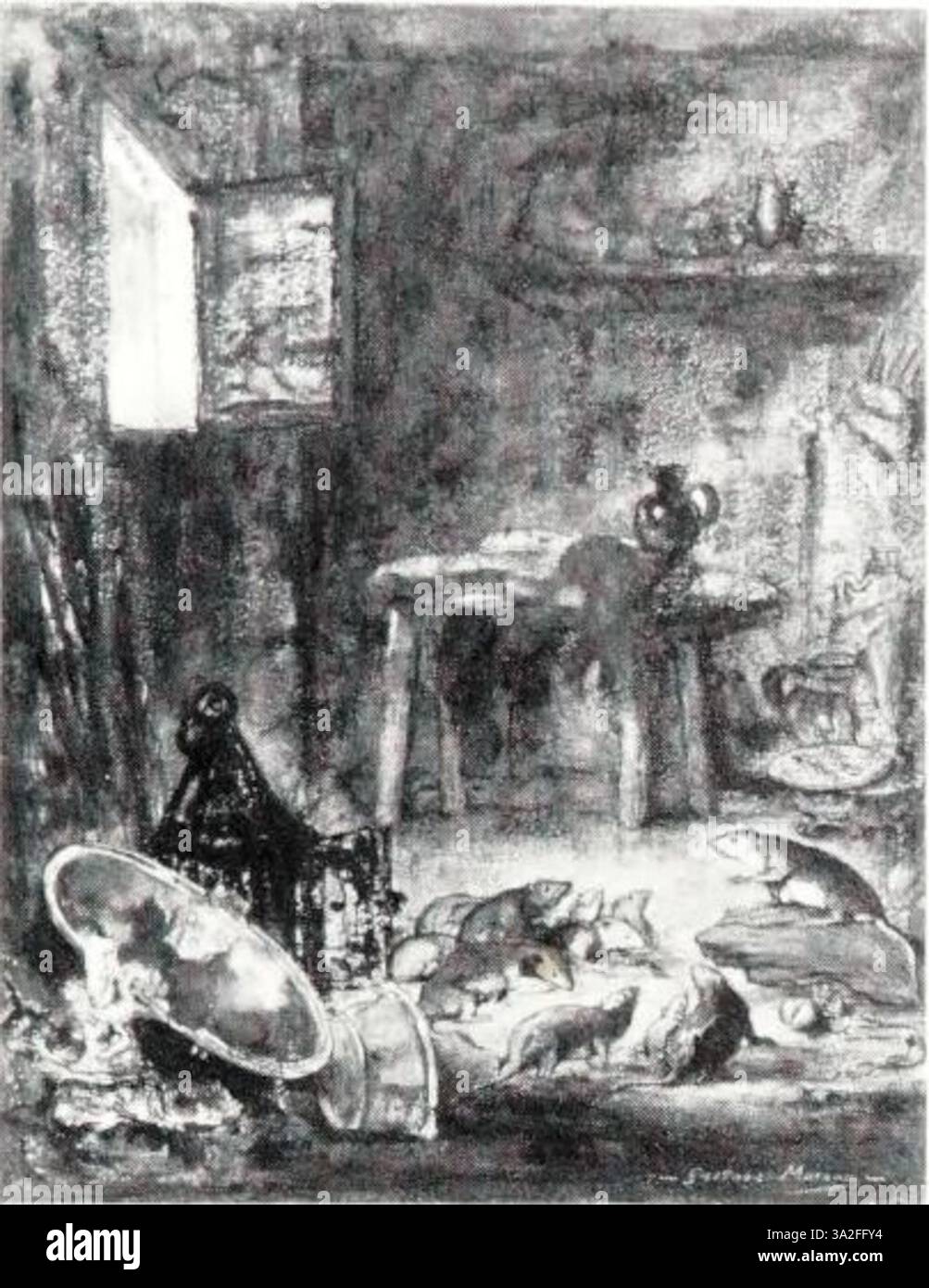 Cette œuvre de 1976 de Gustave Moreau capture des sujets mythologiques ...