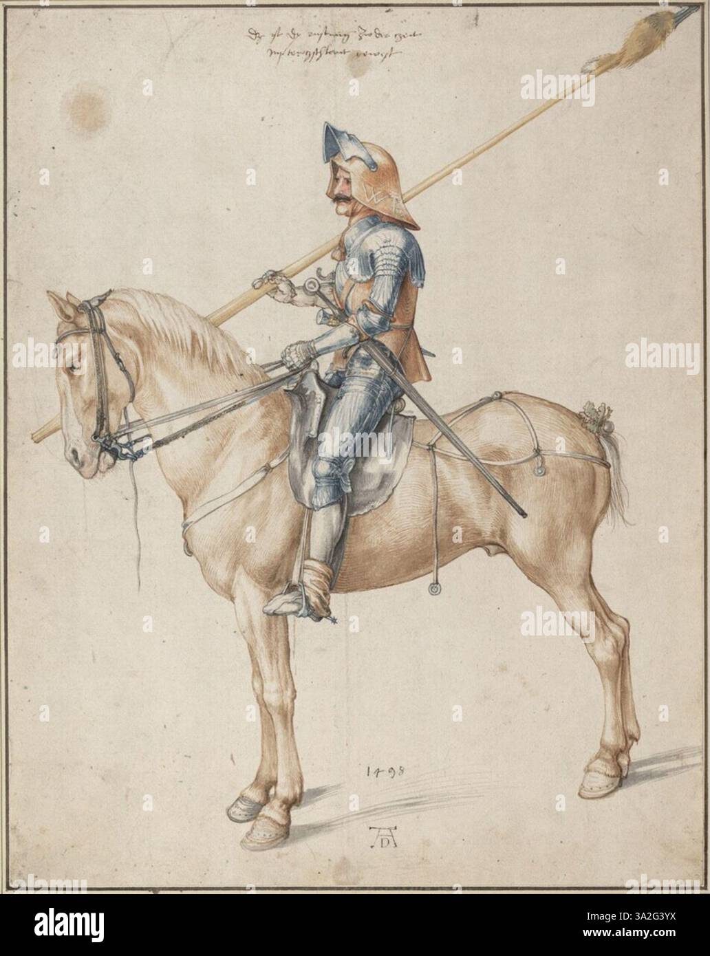« Der Reiter » (le cavalier) d'Albrecht Dürer est une gravure célèbre ...