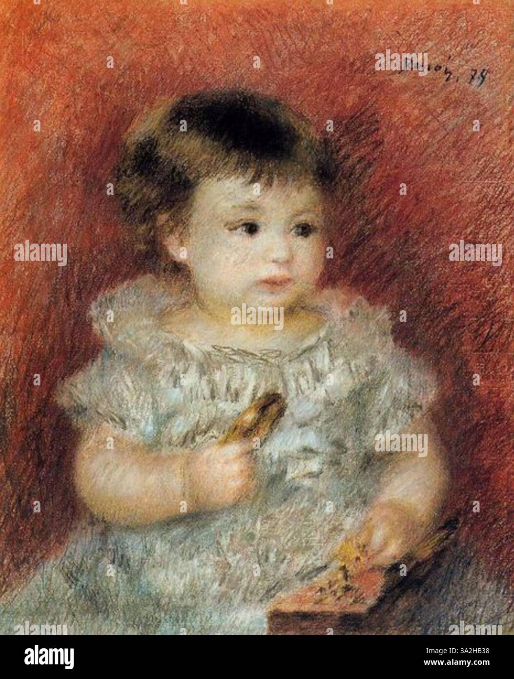 Le portrait de Lucienne Daudet par Pierre-Auguste Renoir montre une ...