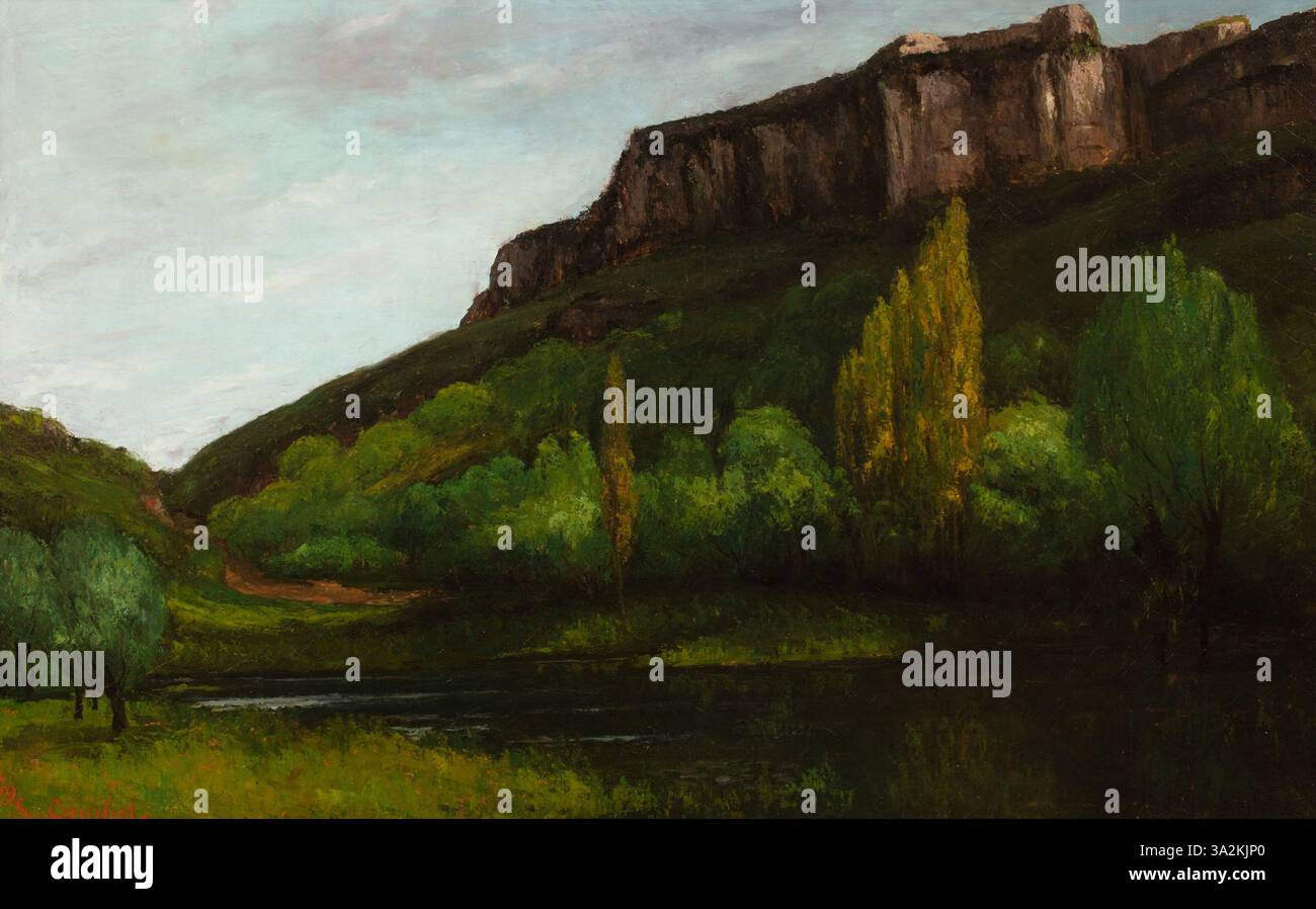 'Paysage près d'Ornans' de Gustave Courbet met en valeur le paysage rural entourant sa ville ...