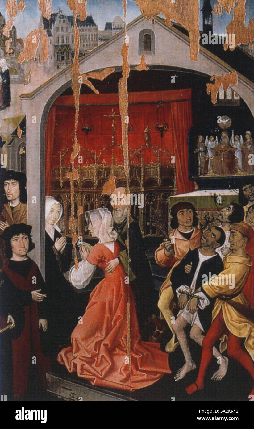 Le panneau 21 de la série Legend of réussi Rumbold représente un moment ...